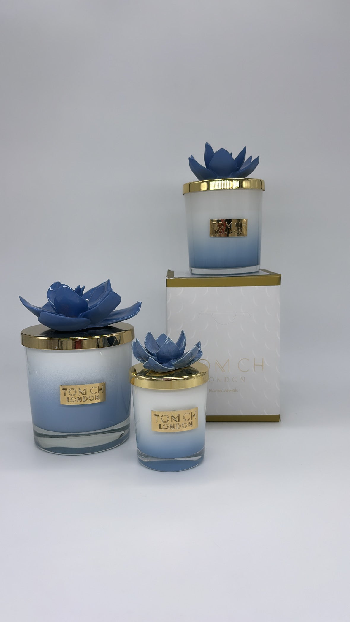 Candela con tappo a fiore linea 'Denise Curcuma' - TOM CH LONDON – Les ...